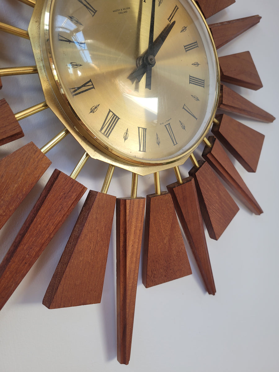Anstey & Wilson Clock – Anteak
